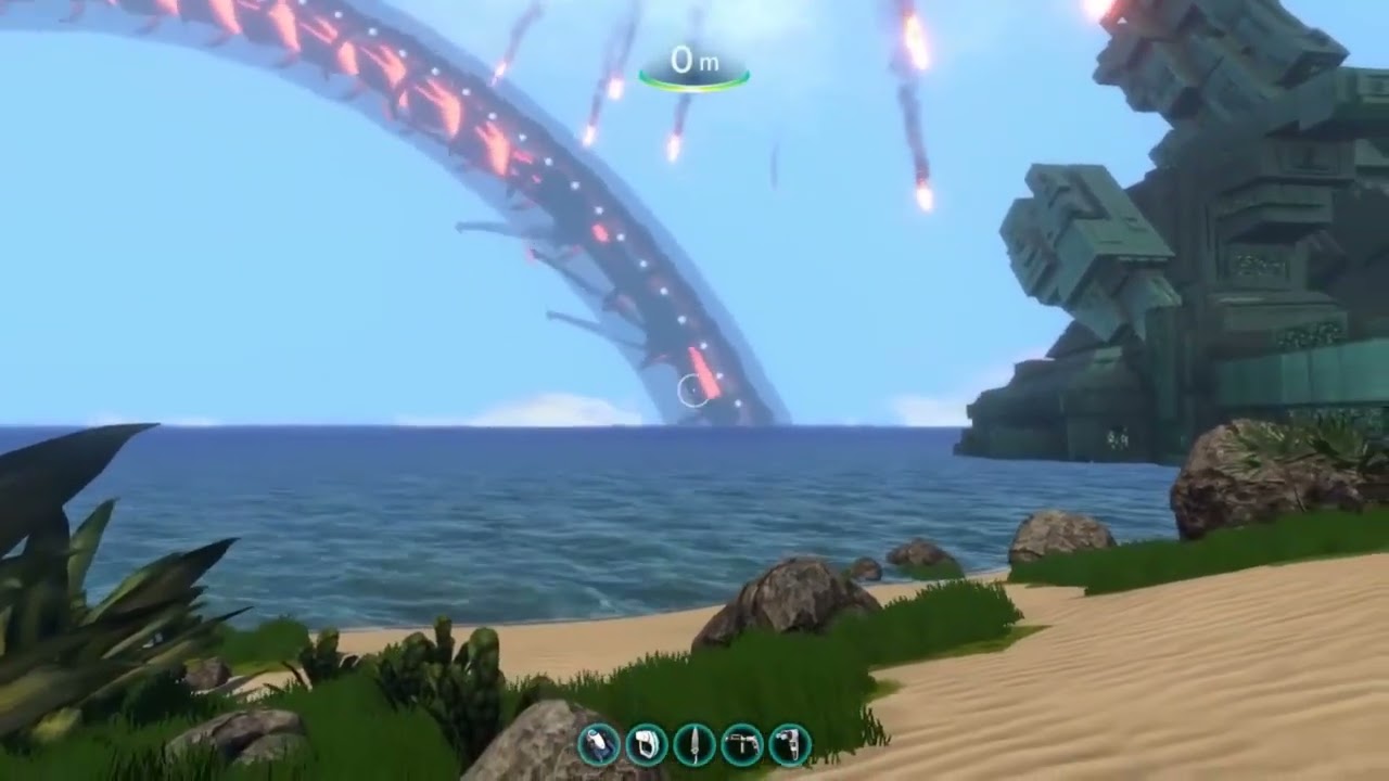 The Gargantuan Leviathan From Subnautica Return Of The Ancients Youtube