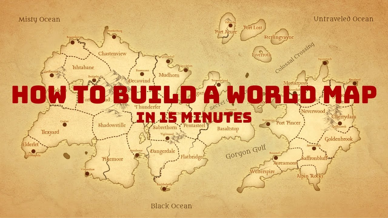 How To Build A World Map In 15 Minutes Youtube