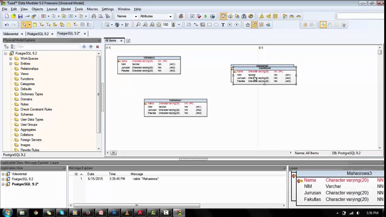 Tutorial Toad Data Modeler Youtube