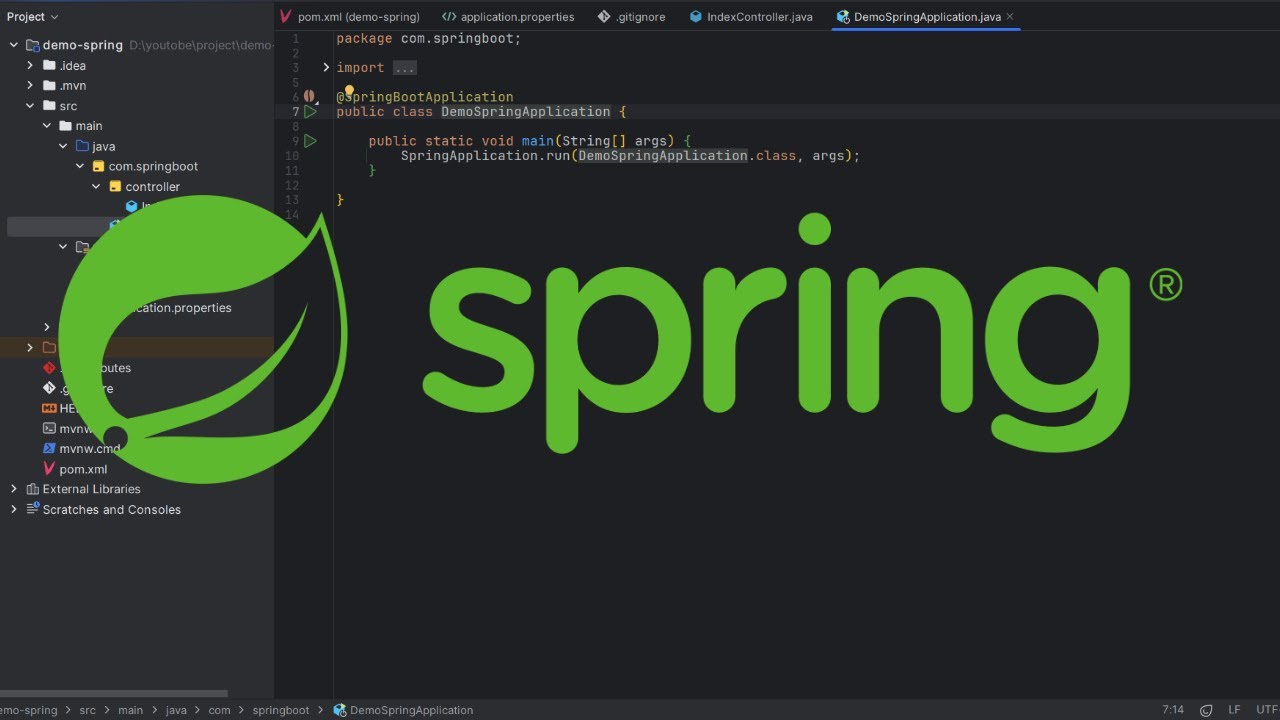 Tutorial Bahasa Indonesia Create New Project Spring Boot Youtube