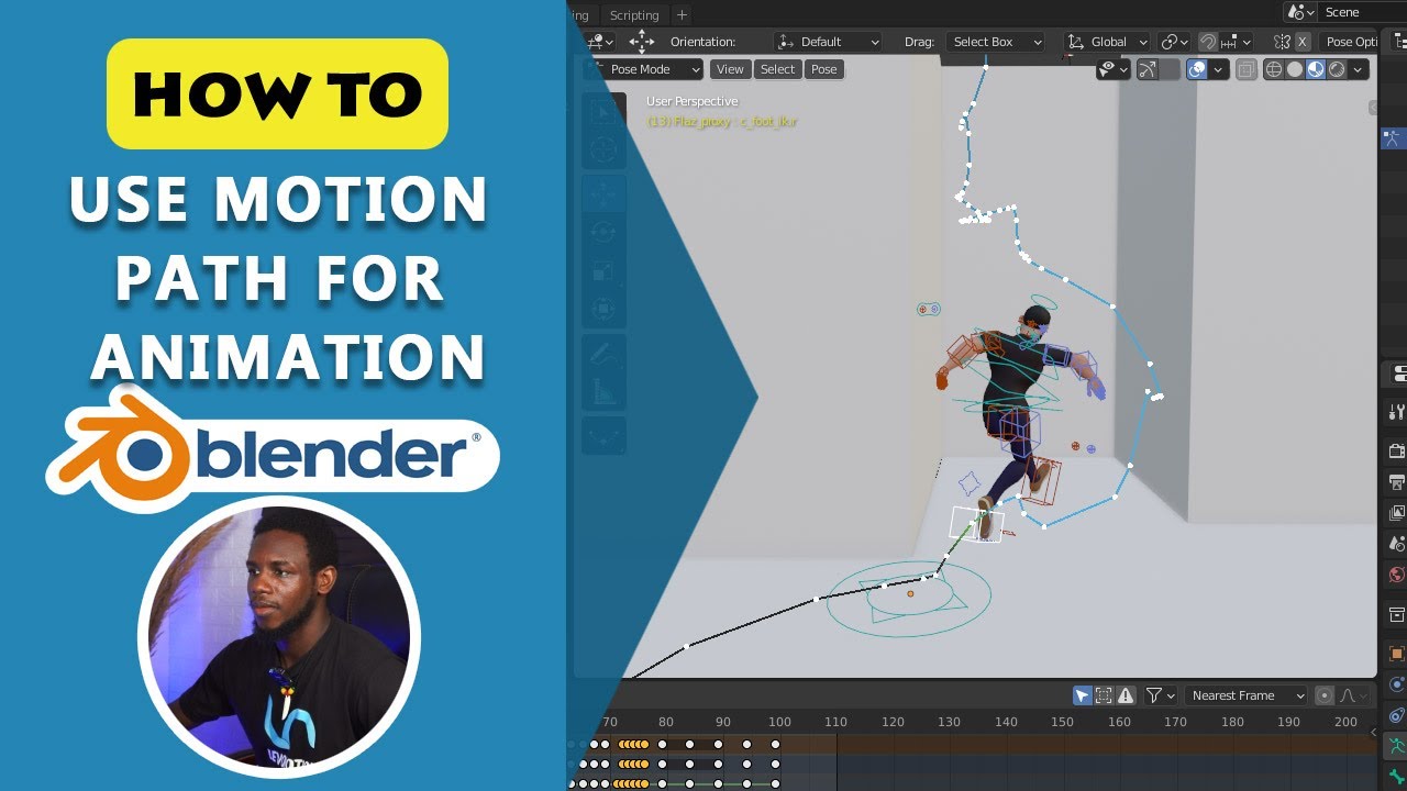 How To Use Motion Path For Animation In Blender Youtube