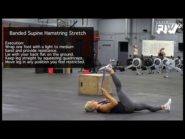 Supine Hamstring Stretch With Belt