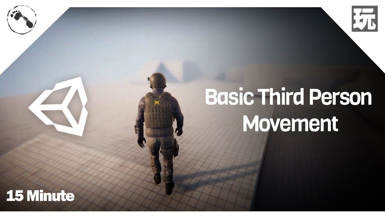 Unity Basic Third Person Movement 15 Minute 60fps Youtube