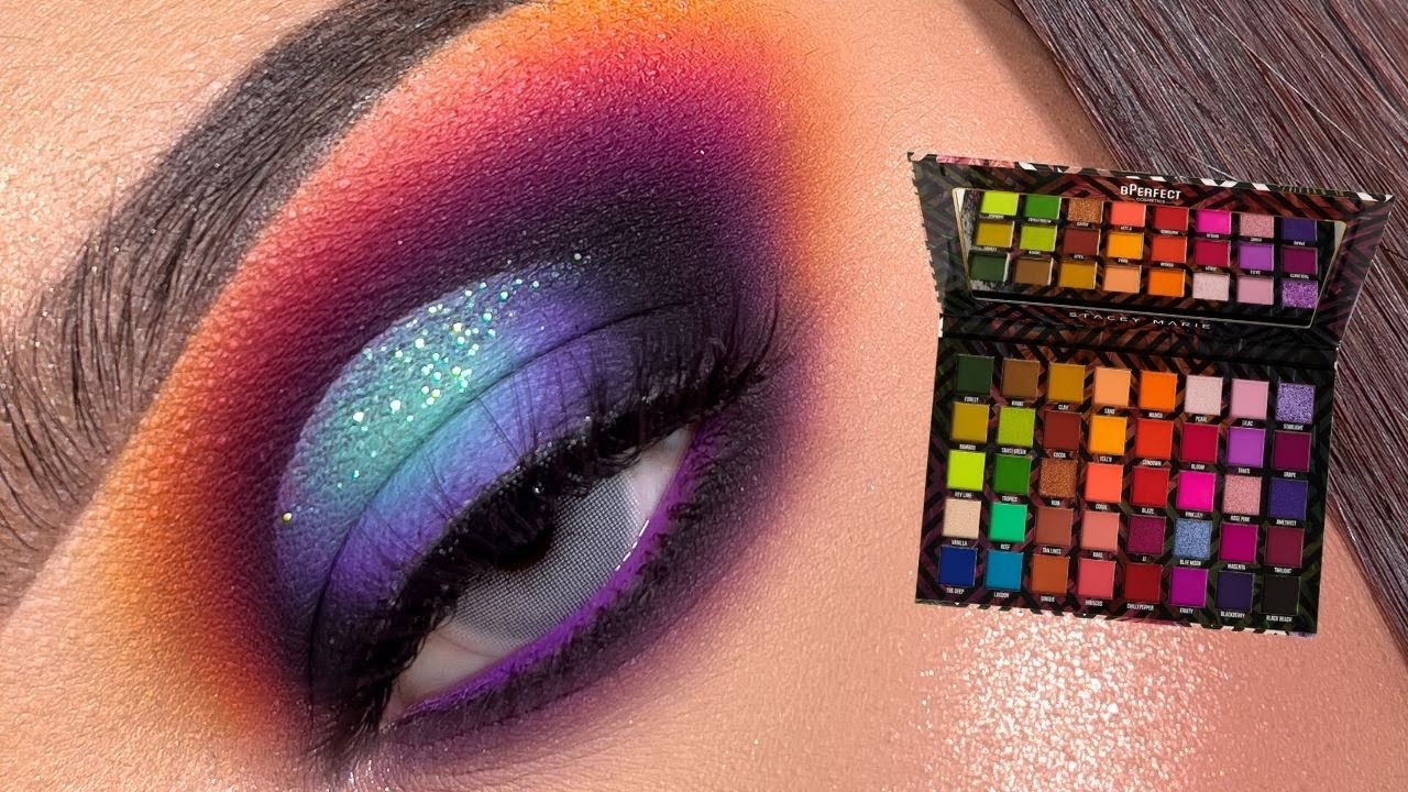 Colourful Halo Eye Makeup Tutorial Bperfect Carnival 3 Youtube