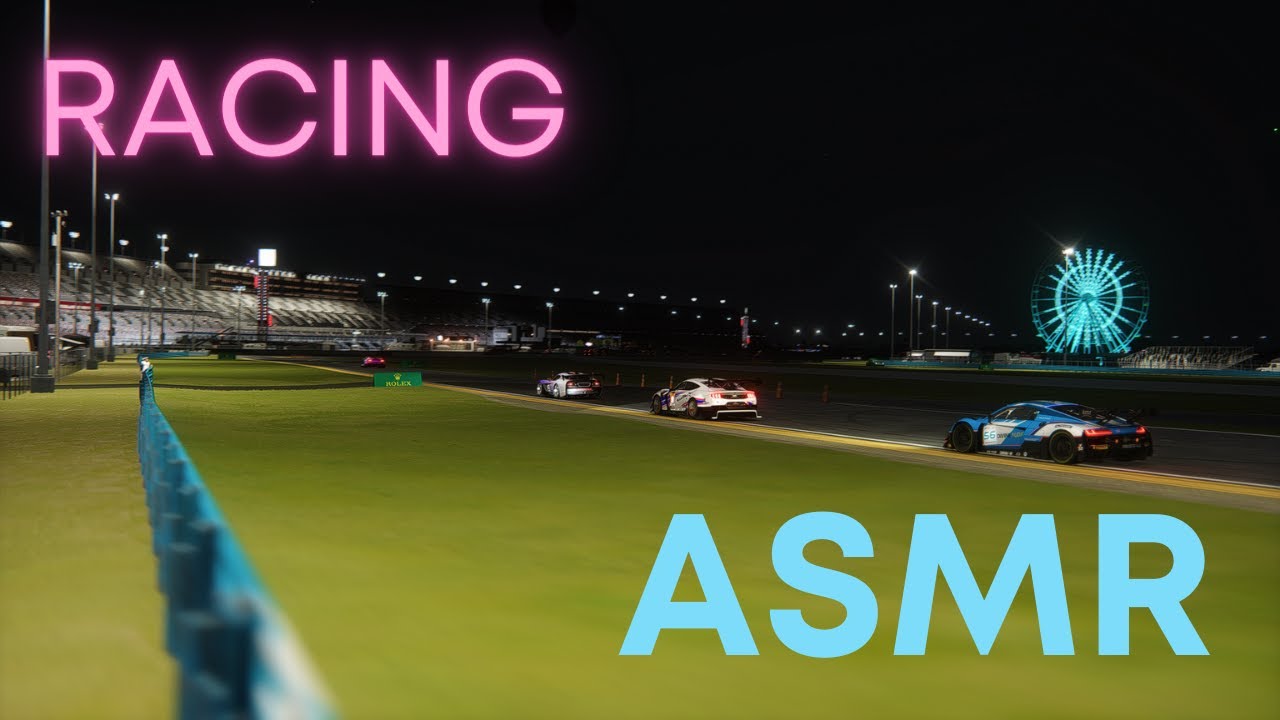 Asmr Racing Cars Flying By Test Day At Daytona 4k Assetto Corsa