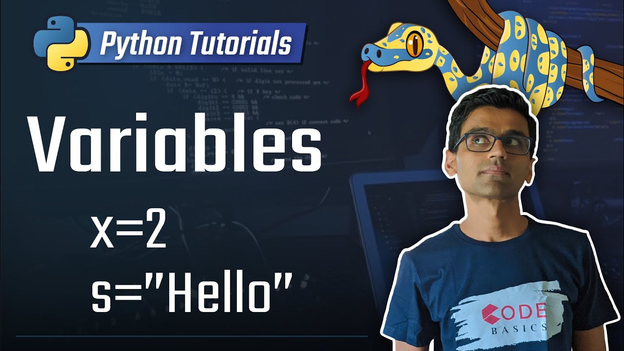 2 Variables In Python Python 3 Programming Tutorials Youtube