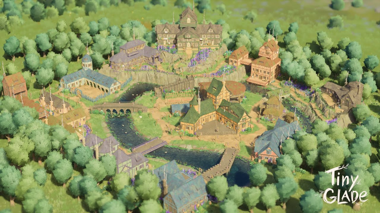 Tiny Glade Town Village Timelapse Ezmikelon Youtube