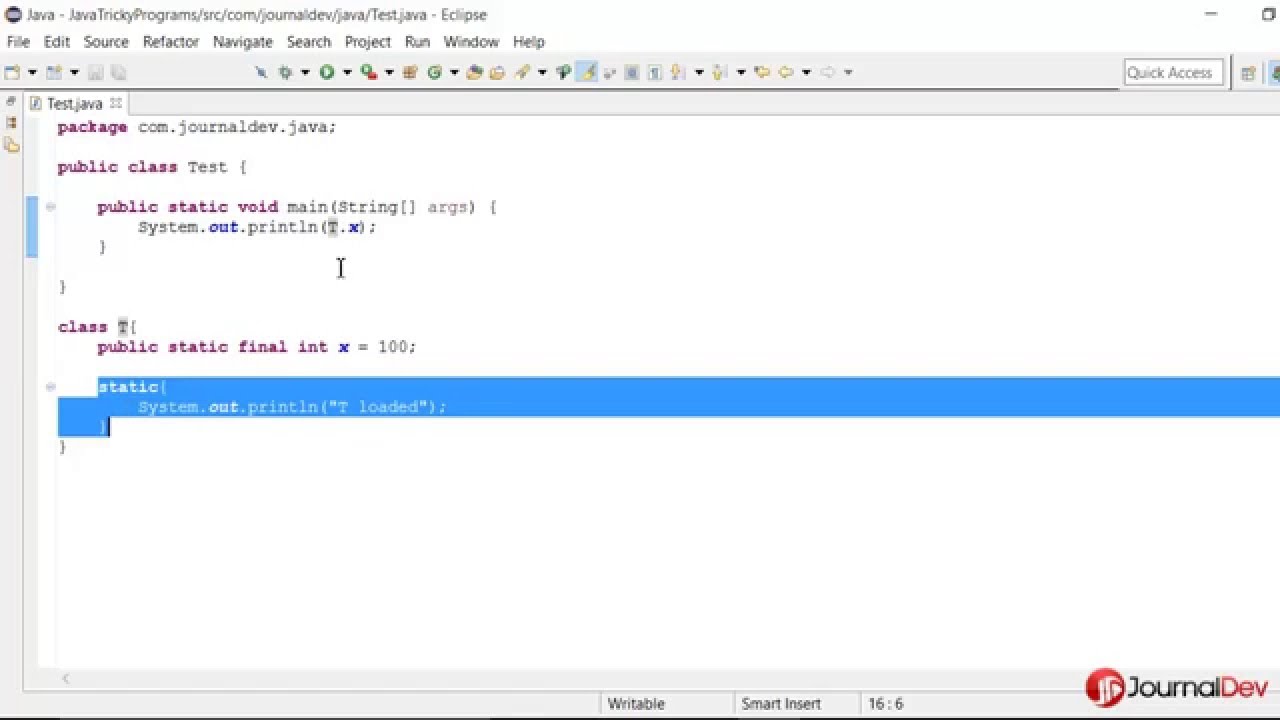 Java Tricky Program 1 Java Compiler Optimization Youtube
