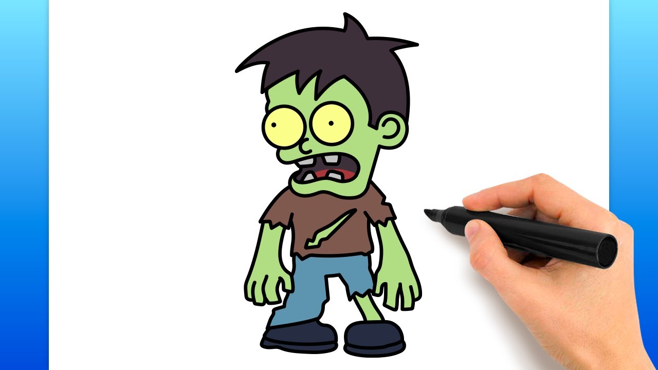 How To Draw A Funny Zombie At Charles Cameron Blog