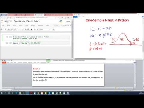 How To Perform One Sample T Test In Python Step By Step Youtube