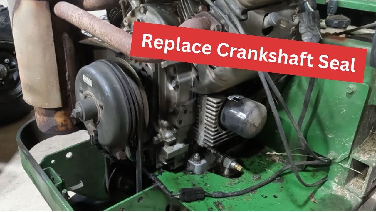 How To Replace A Crankshaft Seal Youtube