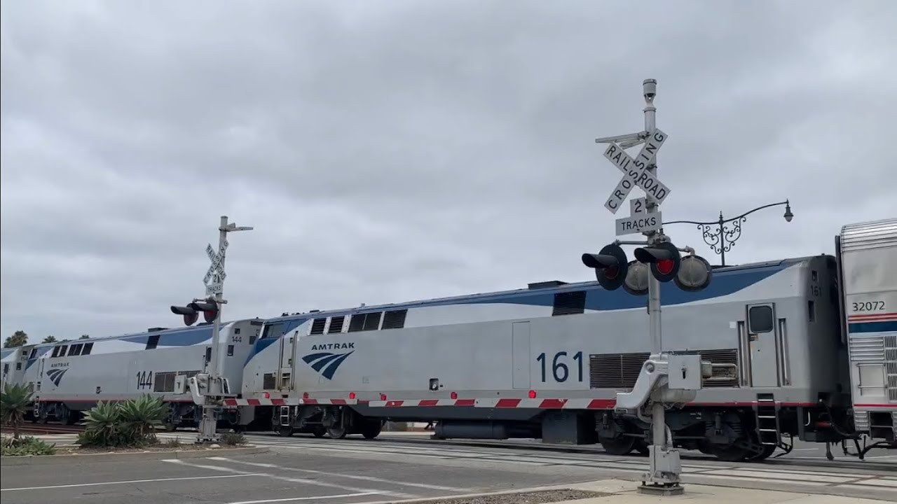 Rare Triple Header Amtrak 154 14 Coast Starlight S Calle Cesar