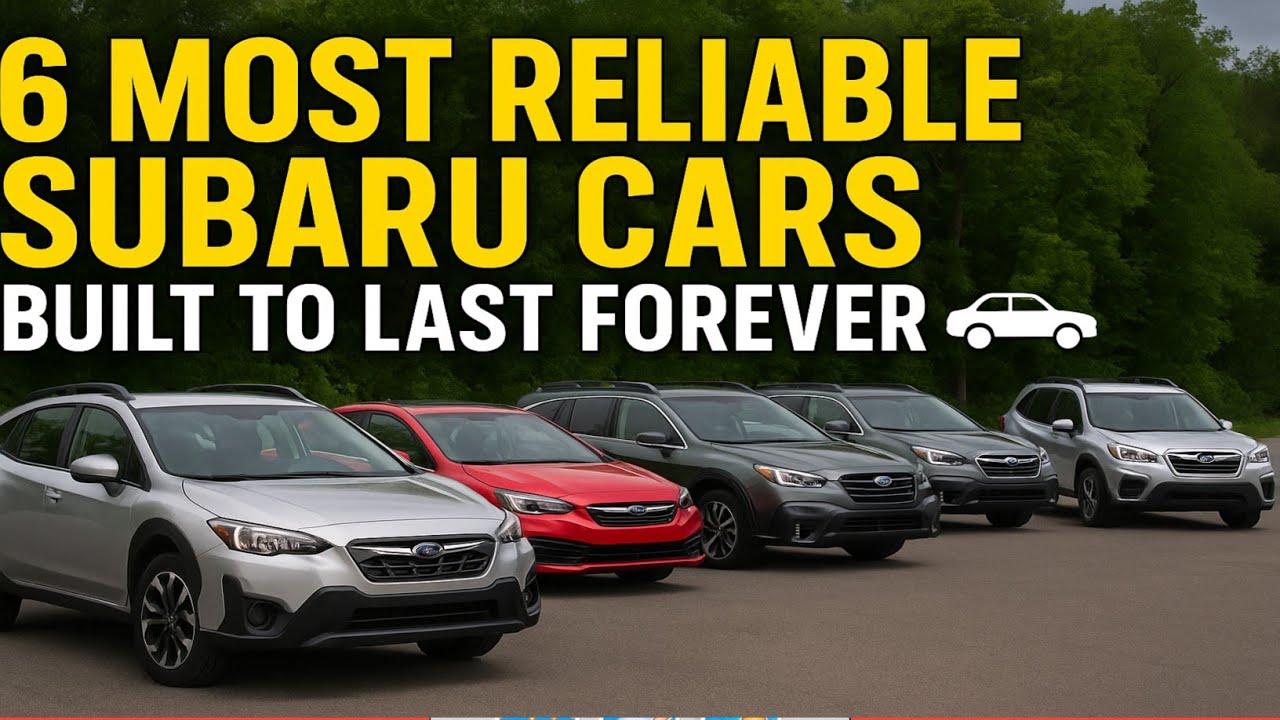 6 Most Reliable Subaru Cars Built To Last Forever Best Long Lasting