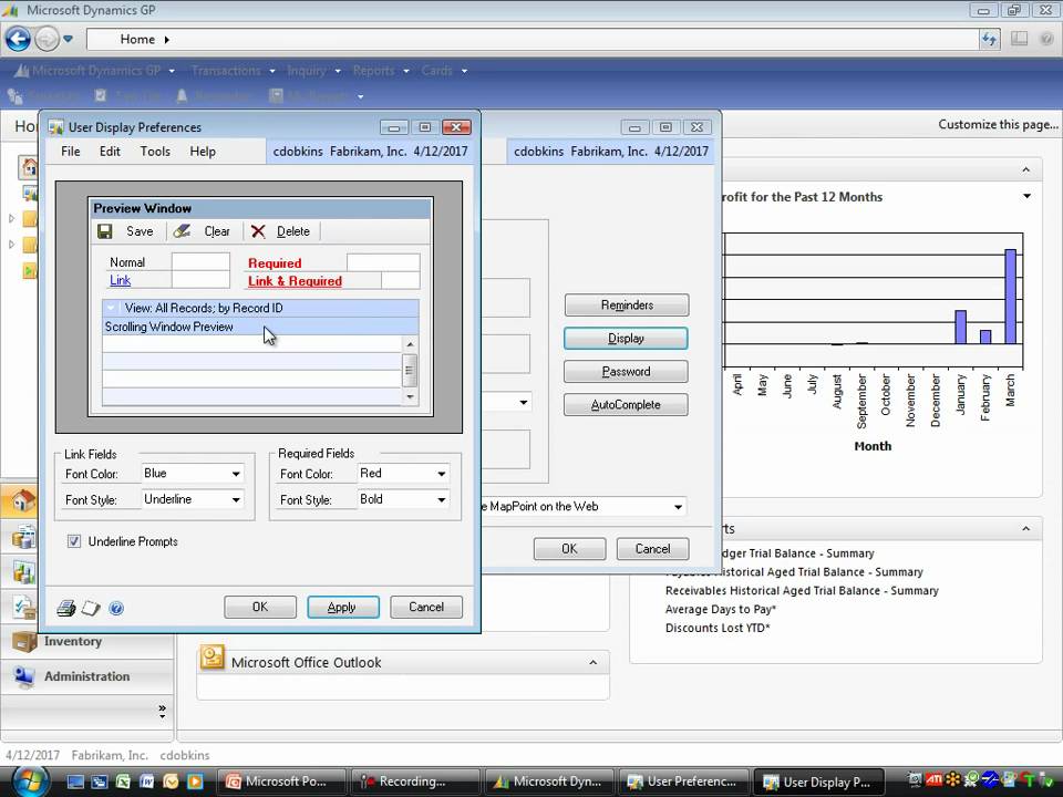 Microsoft Dynamics Gp 101 General Navigation Part 4 Youtube