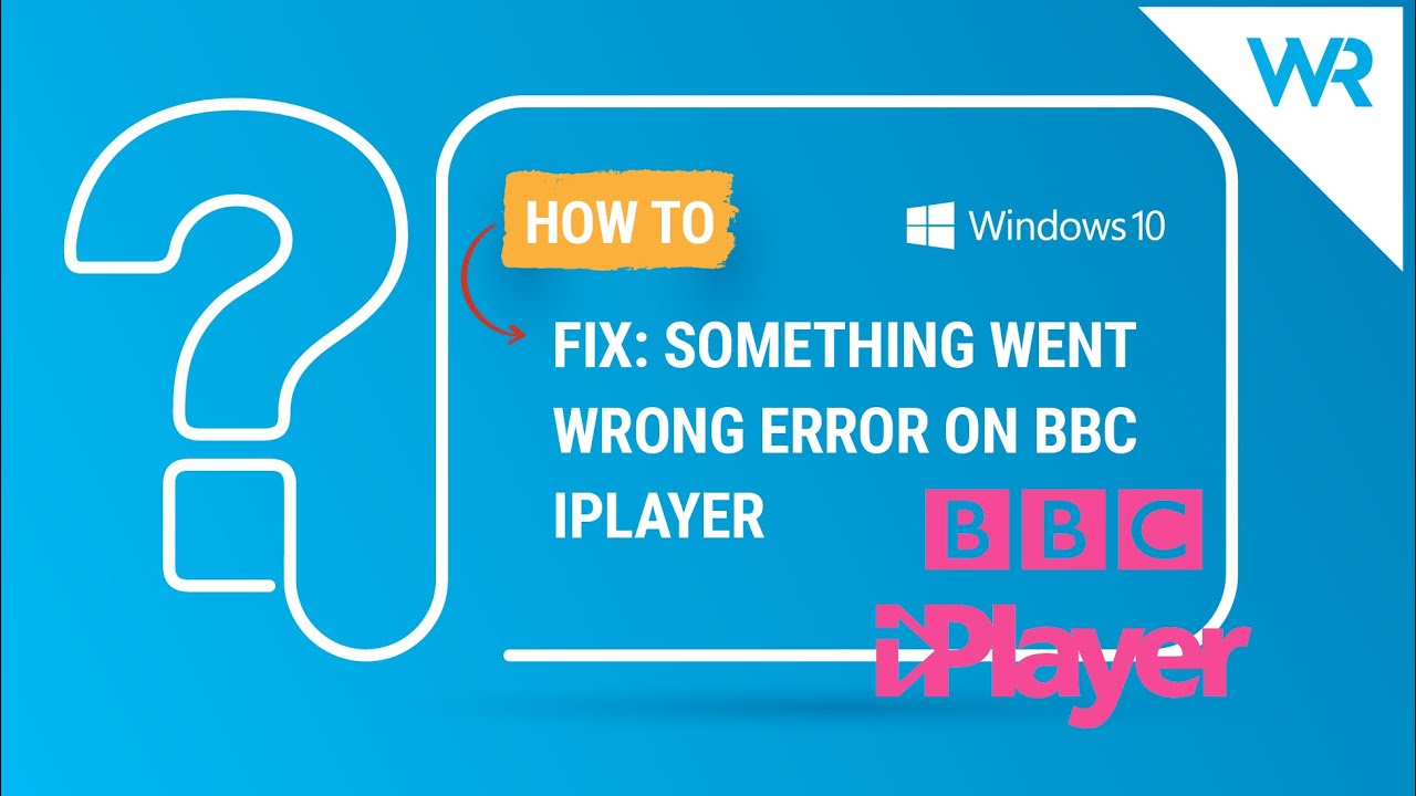Getting The Something Went Wrong Error On Bbc Iplayer Fix It Now Youtube