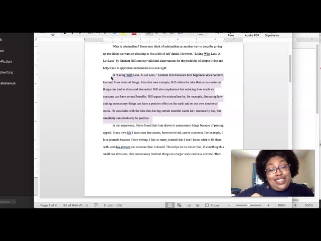 Response Essay Examples College