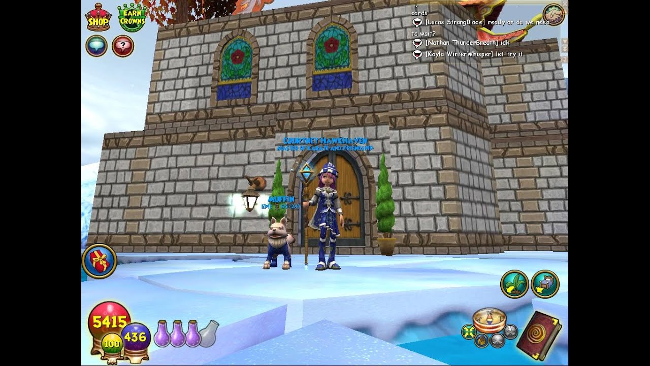 Wizard101 Castle Blocks House Youtube