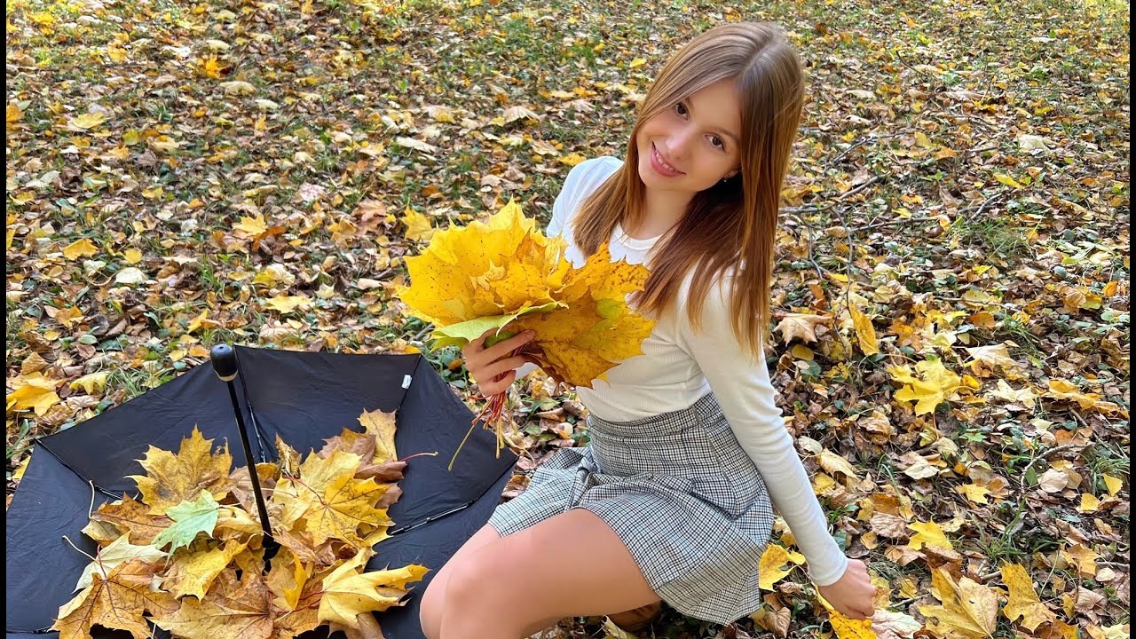 Autumn Walk With Mari Kruchkova Youtube