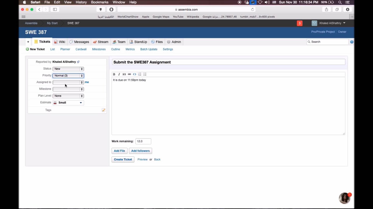 Assembla Project Management Tool Youtube