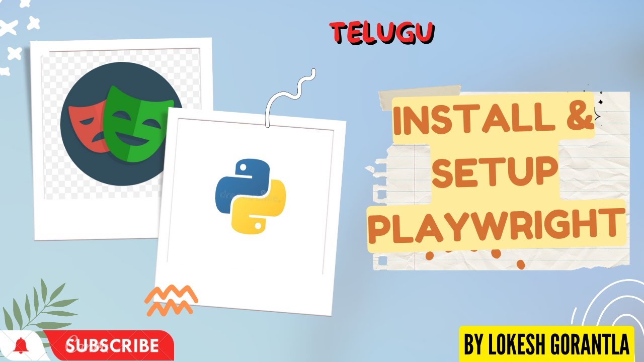 Python Playwright 2023 Part 3 Install And Setup Playwright Telugu
