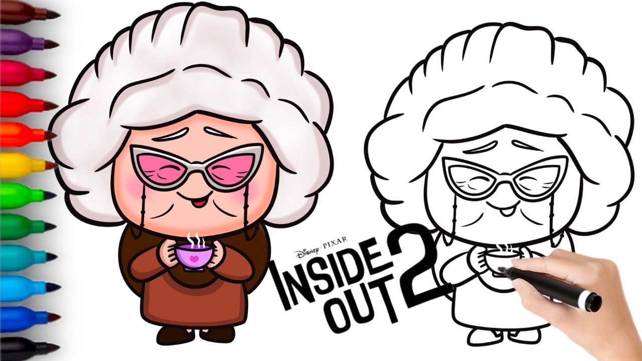 How To Draw Nostalgia From Inside Out 2 Drawing Tutorial Youtube