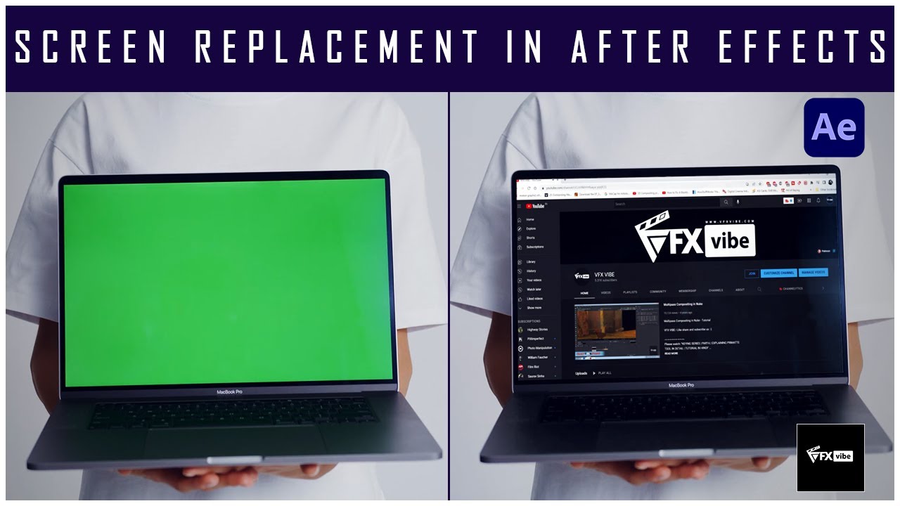 How To Replace Any Screen In After Effects Two Minutes Tuesday Vfx