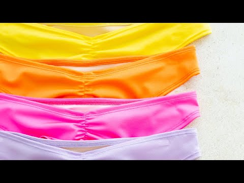 How To Scrunch A Bikini Bottom Tutorial Youtube