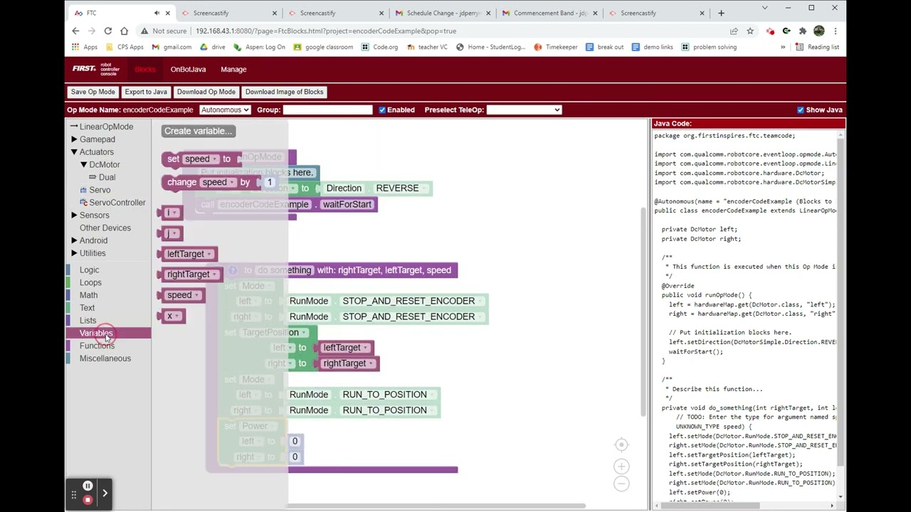 Easiest Way To Program Autonomous With Encoders Blocks Youtube