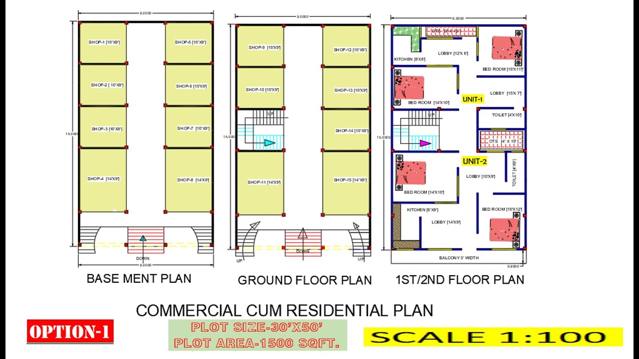 Floor Plans Of Commercial And Residential Buildings Viewfloor Co