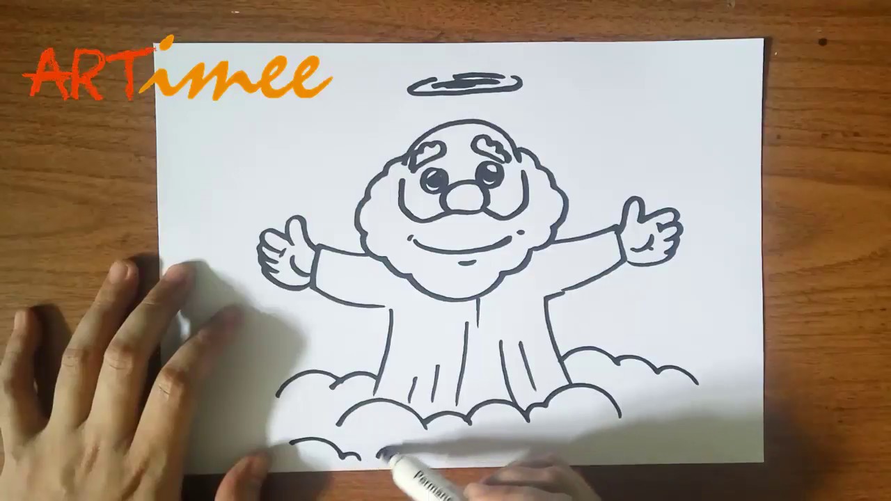 How To Draw God Youtube