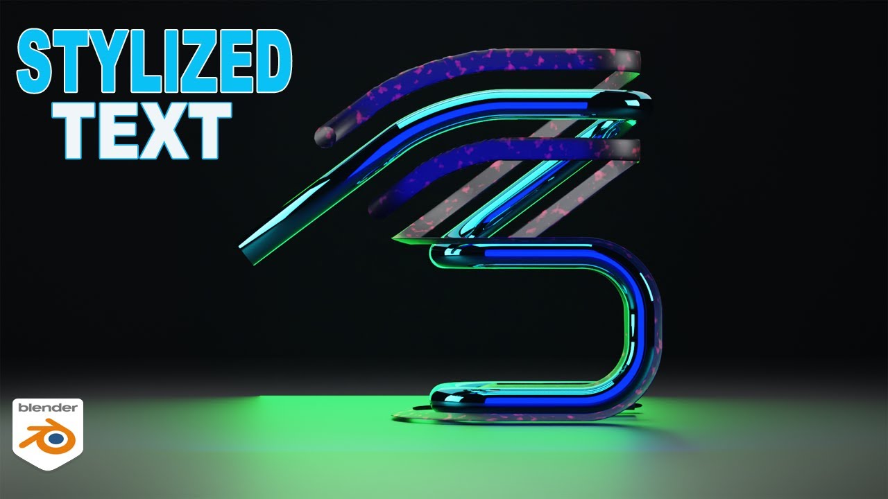 How To Create Stylized Text In Blender 3 0 Geometry Nodes Blender