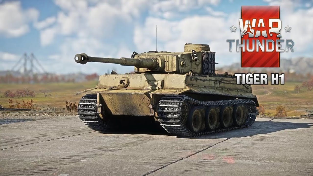 War Thunder Tiger H1 Cubriendo El Flanco Izquierdo Youtube