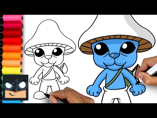 How To Draw Smurf Cat Videos For Kids
