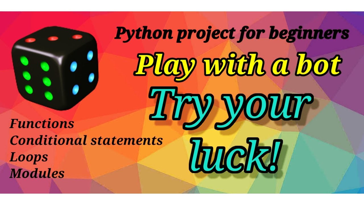 Dice Game In Python Python Project For Beginners Python Tutorials