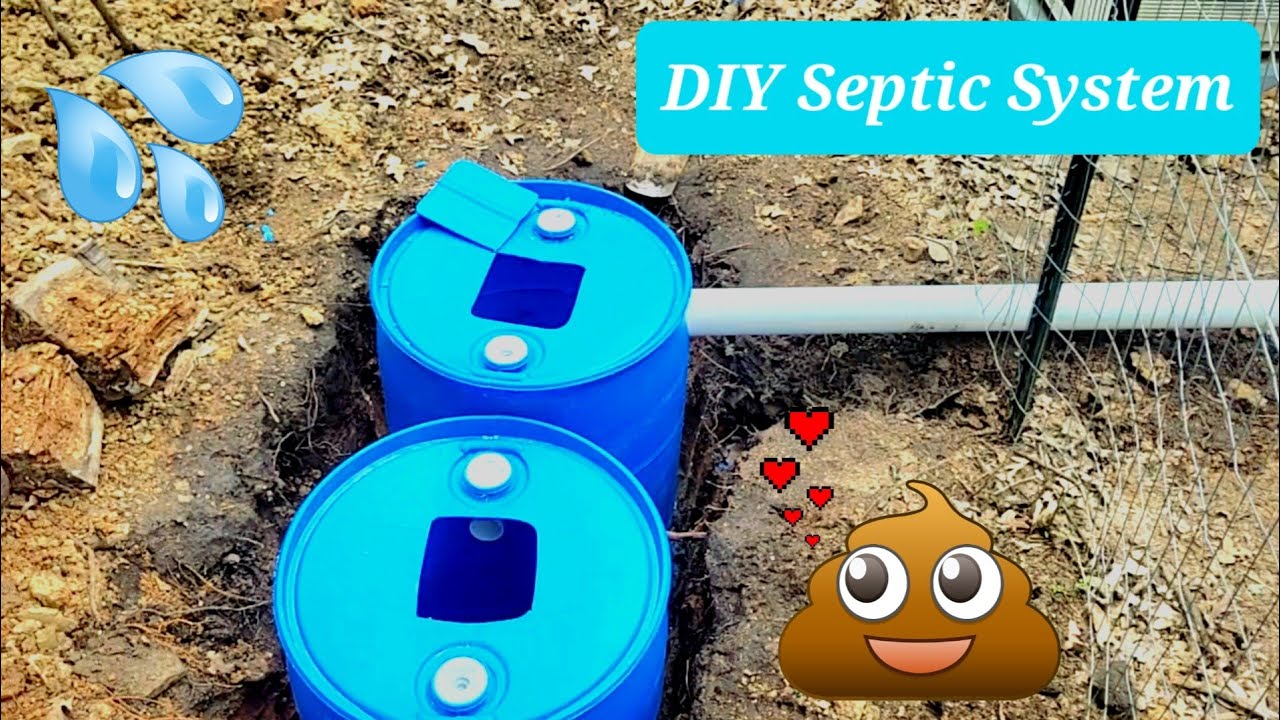 Diy Tiny Home Septic System Youtube