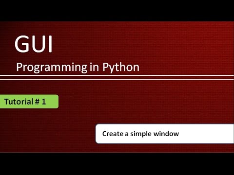How To Create A Simple Window In Python Python Gui Programming Using