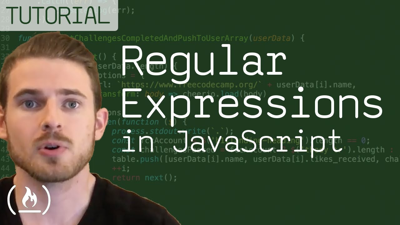Regular Expressions Regex In Javascript Tutorial Youtube