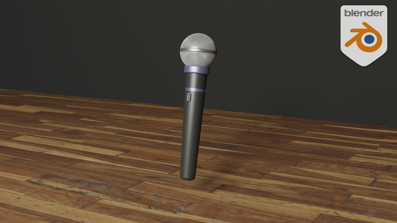 Blender Microphone From Blender Tutorial Youtube