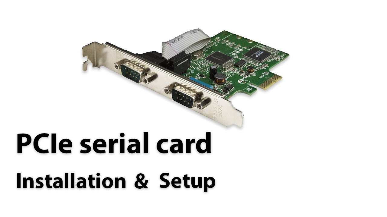 How To Install Pcie Serial Port Youtube