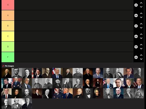 Us Presidents Tier List Ranking Every Us President Youtube