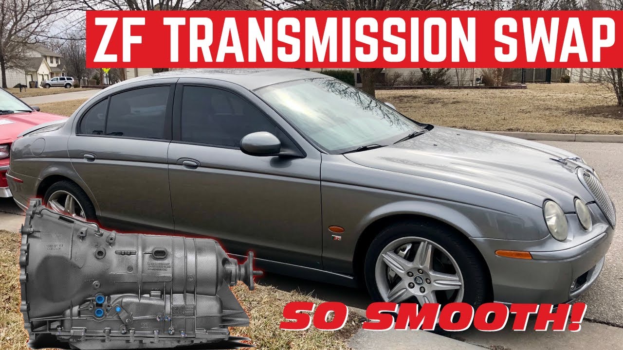 Installing A New Transmission In My 3 000 Jaguar S Type R It Shifts