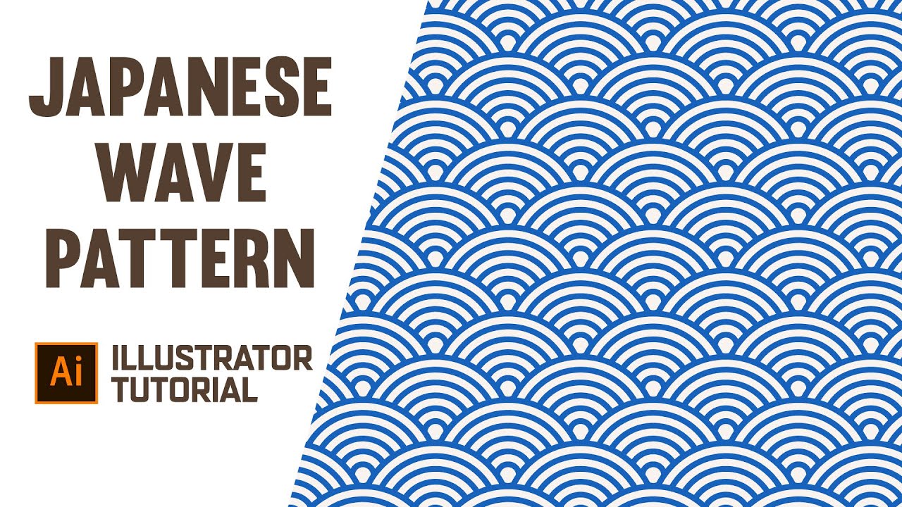 Japanese Wave Pattern Illustrator Japanese Wave Images Browse