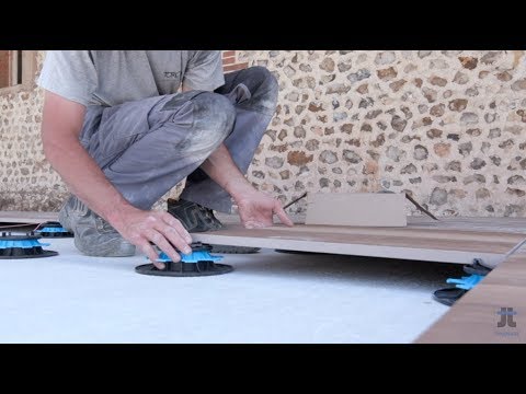 Terrasse Céramique Posée Sur Plots Jouplast Youtube