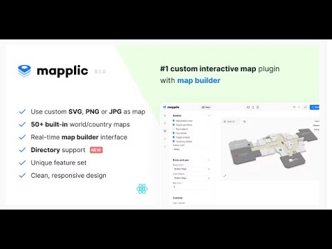 Mapplic Custom Interactive Map Plugin Youtube