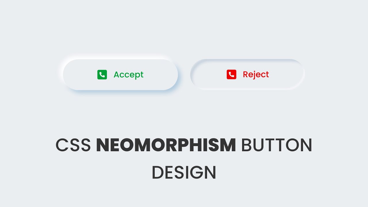 How To Make Neumorphism Button Using Html And Css Neomorphism Style