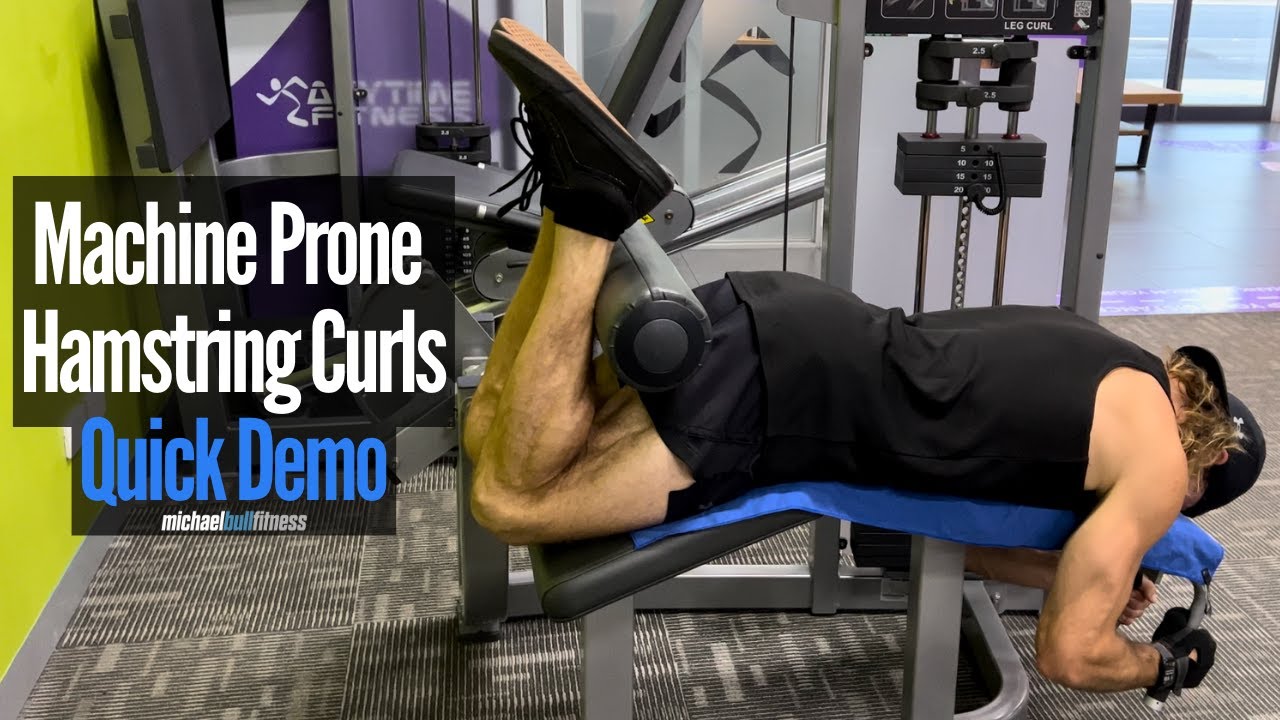 Machine Prone Hamstring Curls Quick Demo Youtube