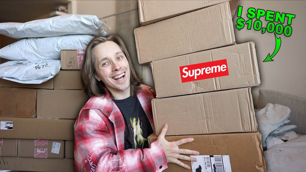 Unboxing 10 000 Worth Of Supreme Huge Supreme Clothing Haul Youtube