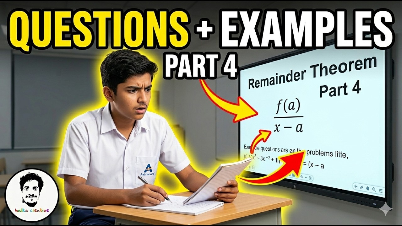 Class 10 Maths Chapter 1 Polynomials Part 4 Remainder Theorem