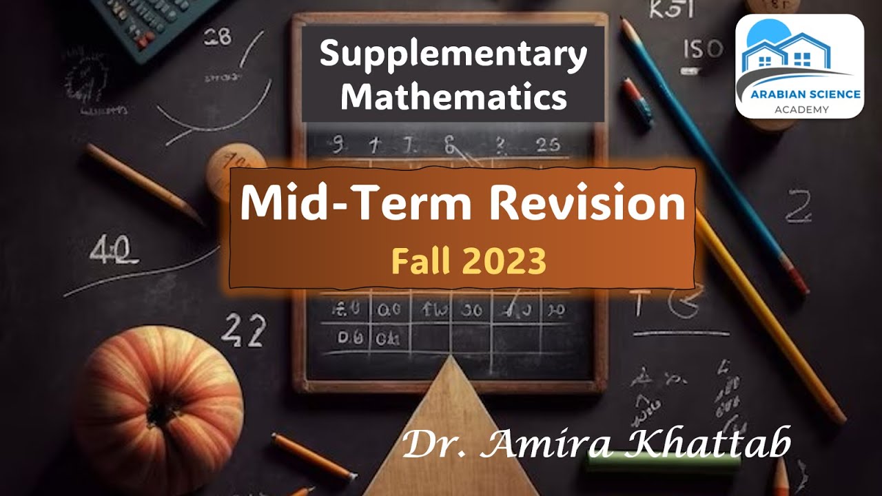 Mathematics I Mid Term Revision Youtube