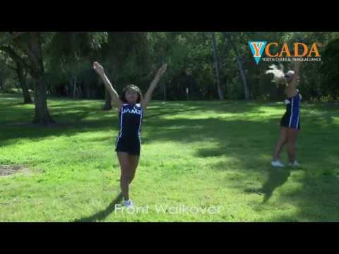 Ycada Cheer Glossary Front Walkover Youtube